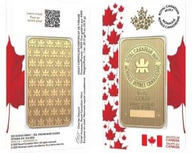 gold bars canada