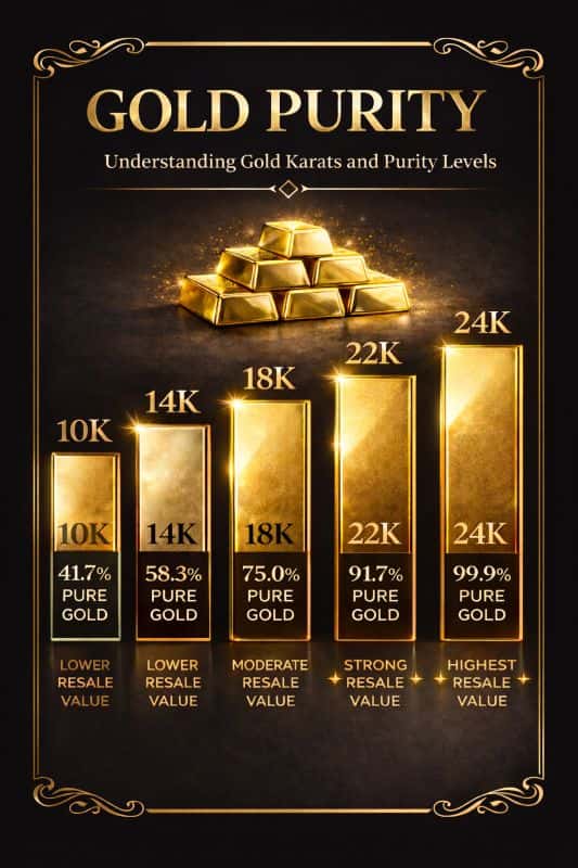 Gold Purity Standards Explained: Jewelry vs Bullion Value