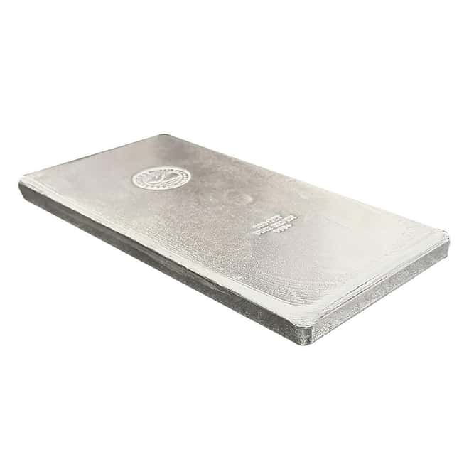 100 oz First Mint Silver Cast Bar .999 Fine in stock