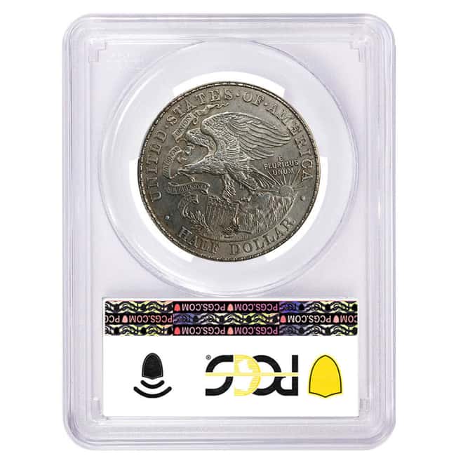Lincoln-Illinois Silver Half Dollar Coin PCGS UNC Detail