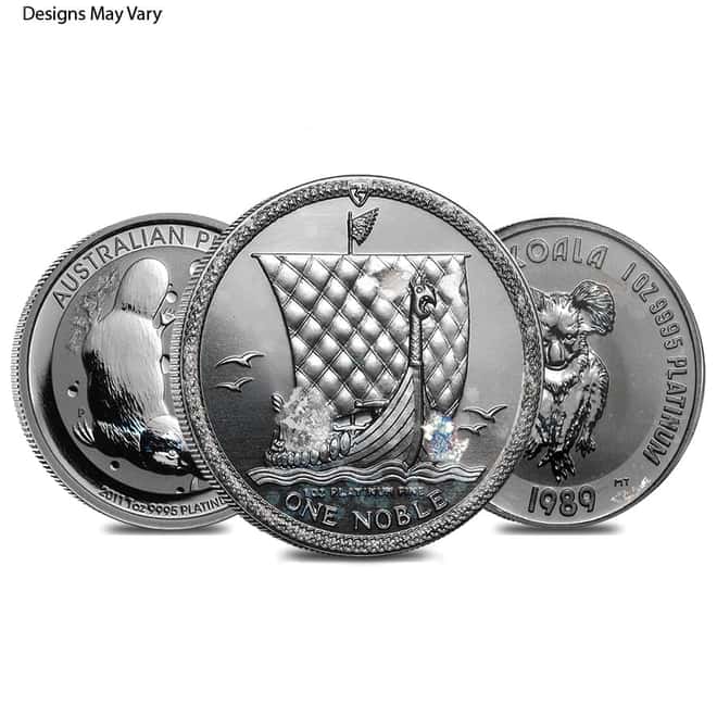 1 oz Generic Platinum Coin .9995 Fine (Secondary Market)