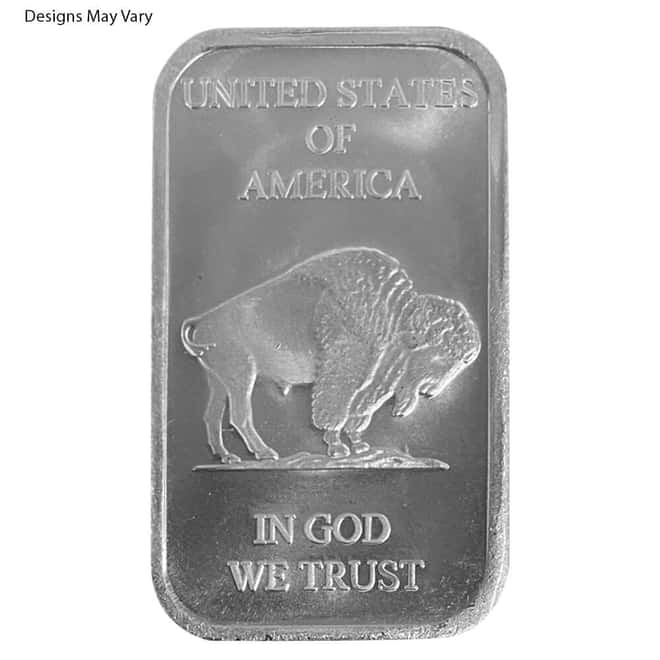 1 oz Generic Silver Bar .999 Fine | Bullion Exchanges