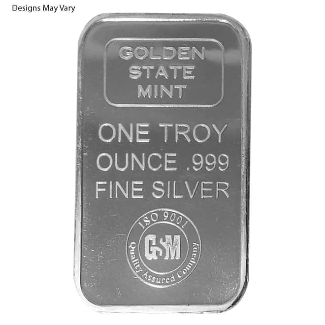 1 oz Generic Silver Bar .999 Fine | Bullion Exchanges