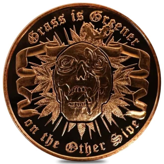 Tube of 20-1 oz Grass is Greener On The Other Side Copper