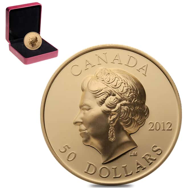 2012 Canada Queen's Diamond Jubilee High Relief Gold Coin