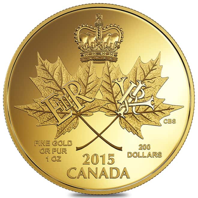 2015 Canada 1 oz A Historic Reign Proof Gold Coin