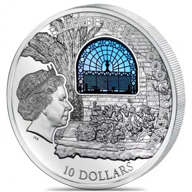 2015 Windows of Heaven Jerusalem Dominus Flevit Silver Coin