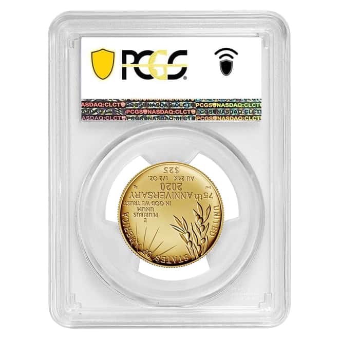 2020-W 1/2 oz WWII Gold Coin PCGS PF 69 FS | Bullion Exchanges