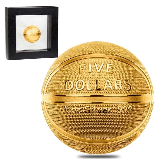 2020 1 oz Silver Basketball Spherical Samoa | Bullion Exchanges