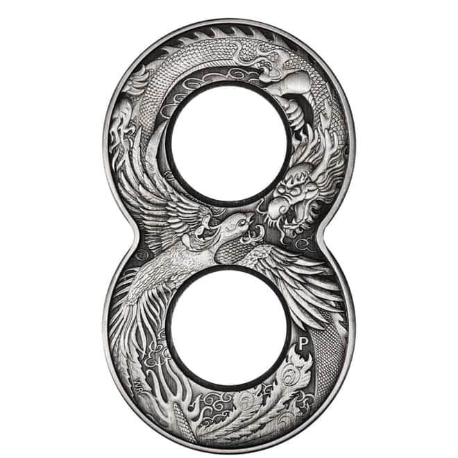 2020 Silver Figure Eight Dragon and Phoenix | Bullion Exchanges