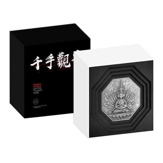 2020 2 oz Silver Niue Goddess of Mercy Coin | Bullion Exchanges