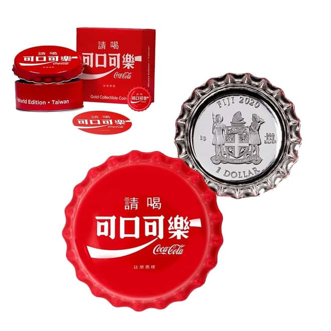 2020 6 gram Coca-Cola Taiwan Silver Coin | Bullion Exchanges
