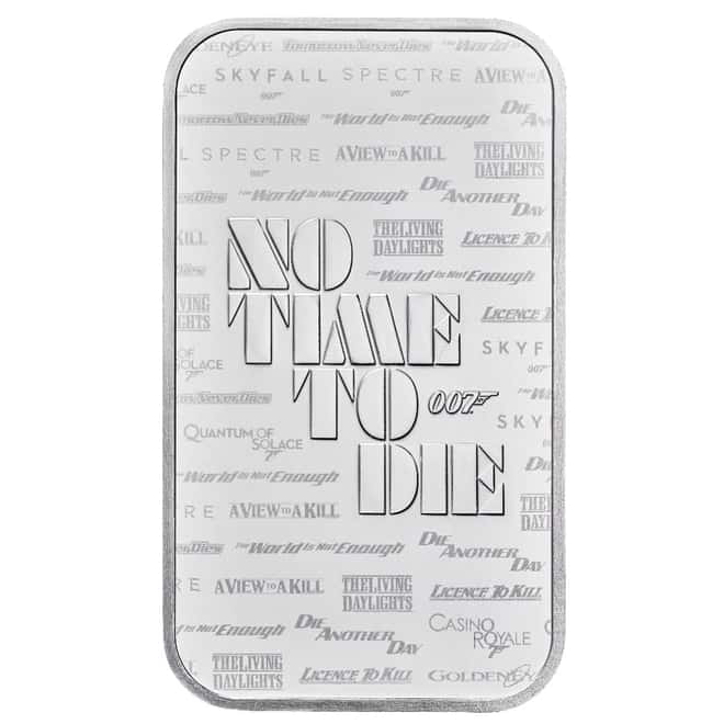 2020 Great Britain 1 oz Bond 007 Silver Bar | Bullion Exchanges