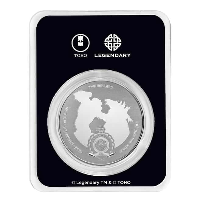 Niue Mechagodzilla Godzilla vs Kong Colorized Silver Coin
