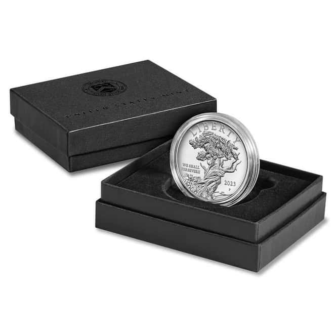2023-P 1 oz American Liberty Proof Silver Medal w/Box & COA