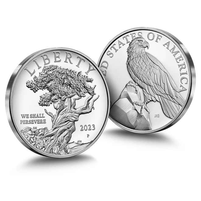 2023-P 1 oz American Liberty Proof Silver Medal w/Box & COA