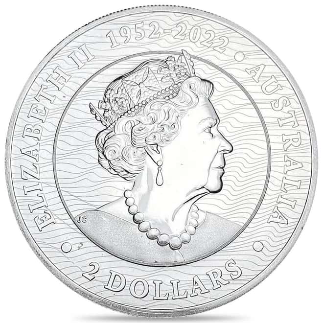 2023 2 oz Australian Humpback Whale Silver Coin BU