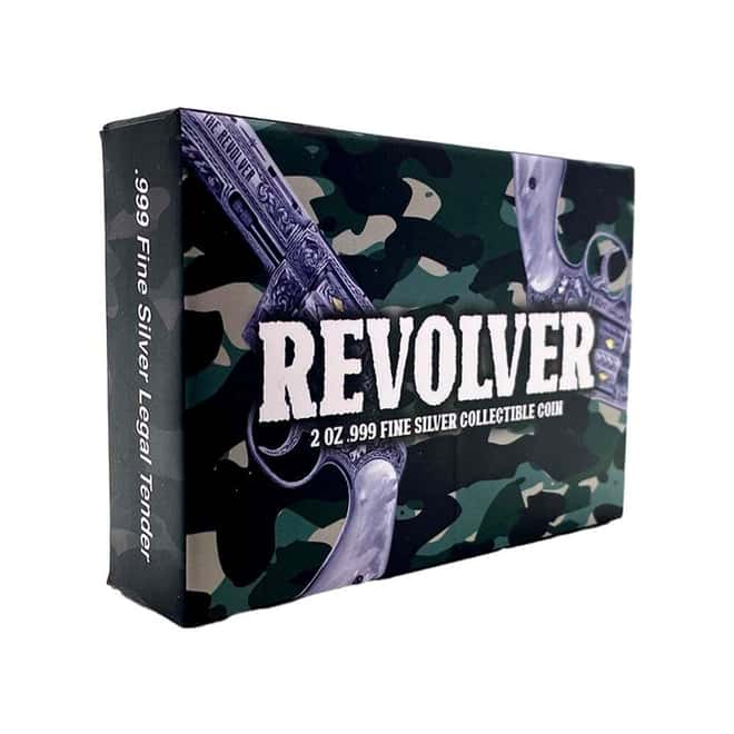 2023 Chad 2 oz Silver Revolver Gun Shaped Coin|Bullion Exchanges