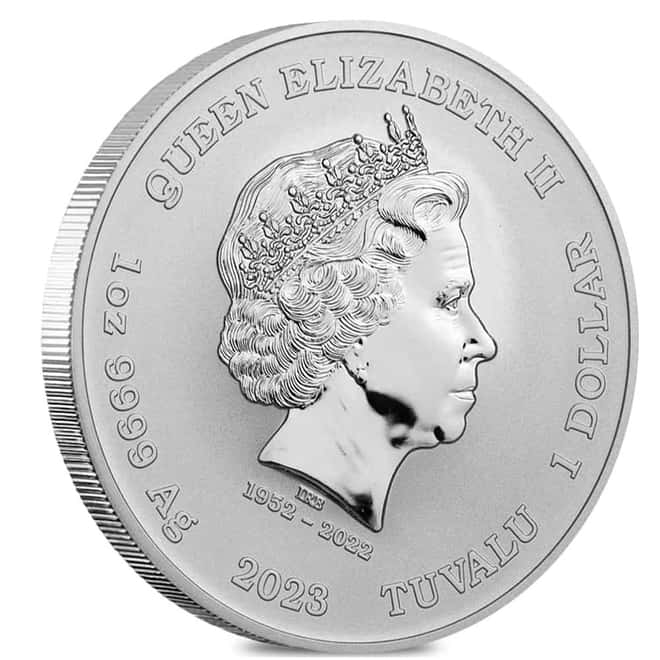2023 Tuvalu 1 oz Henry Every Black Flag The Fancy Silver Coin BU