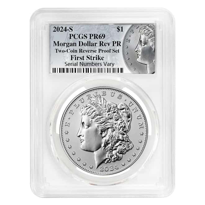 2024-S Morgan Silver Dollar Reverse Proof PCGS 69 Morgan Label