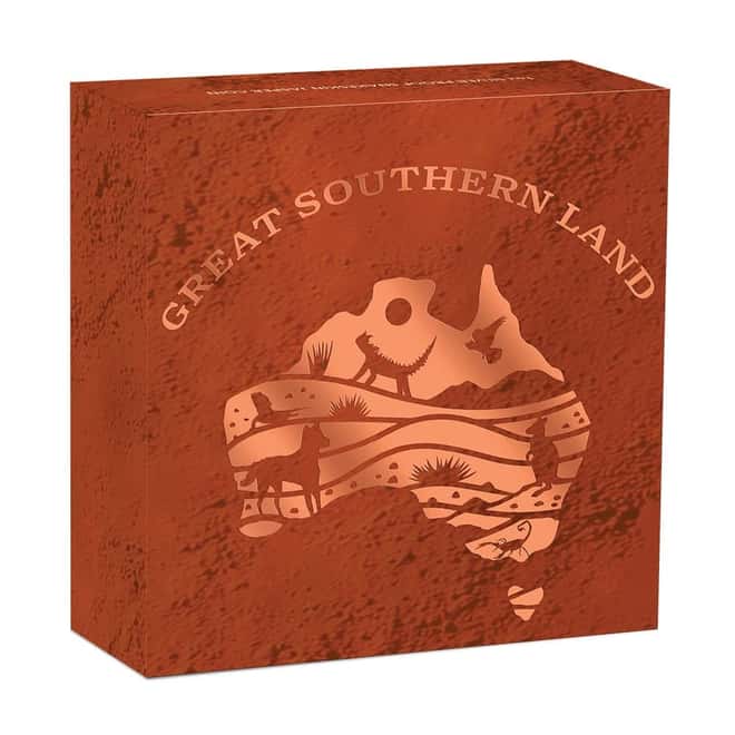 2025 1 oz Proof Silver Southern Land Snakeskin Jasper Coin