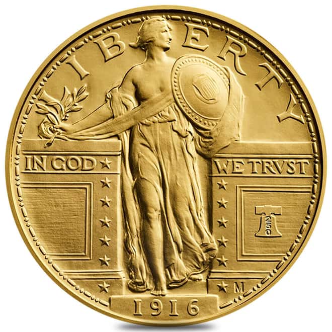2026 US Mint Standing Liberty Gold Coin & Silver Medal Set