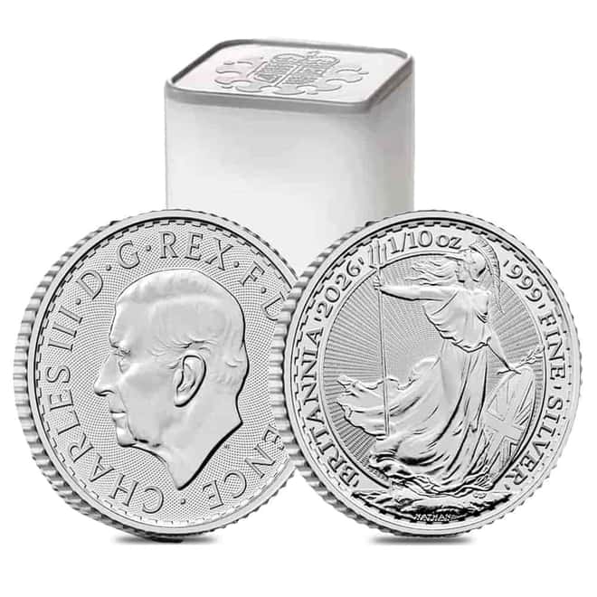2026 Great Britain 1/10 oz Silver Britannia Coin BU