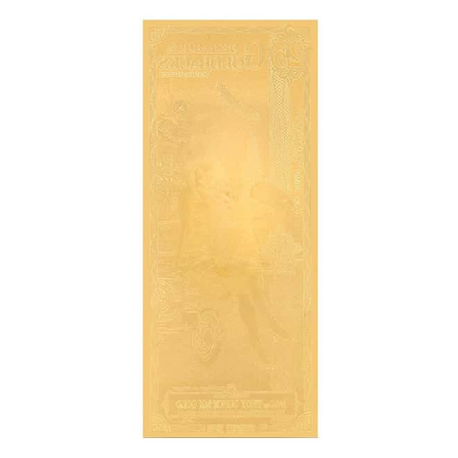 25 Oklahoma Goldback 1/40 oz 24K Gold Foil Aurum Note