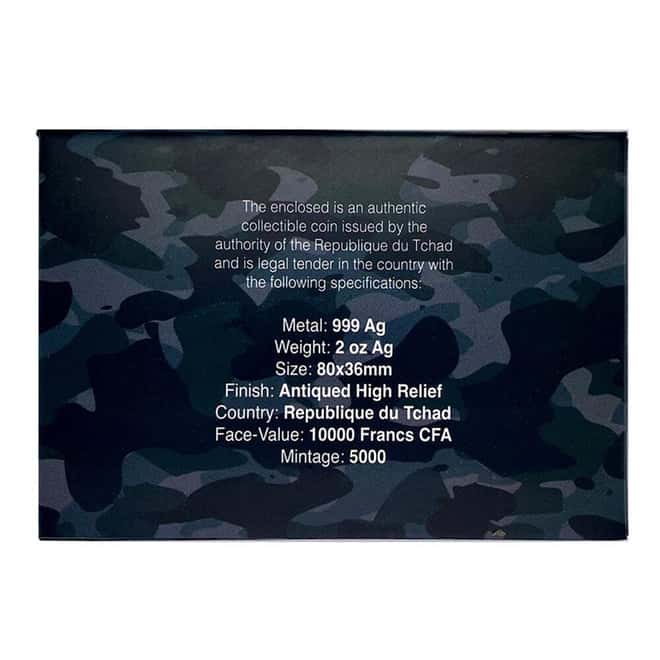 2023 Chad 2 oz Silver Revolver Gun Shaped Coin|Bullion Exchanges