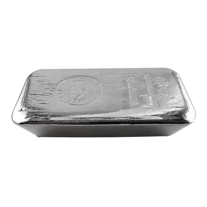 50 oz First Mint Silver Cast Bar .999 Fine Bullion