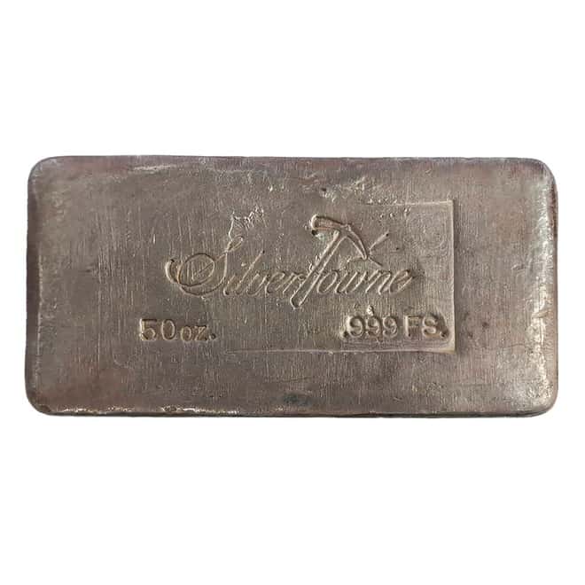 50 oz SilverTowne Vintage Silver Bar .999 Silver in stock