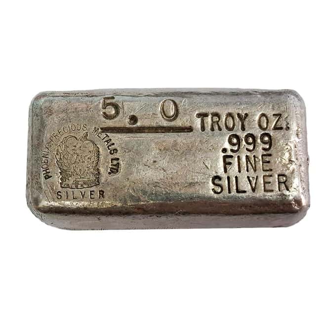 5 oz Phoenix Precious Metals Hand Poured Silver Bar