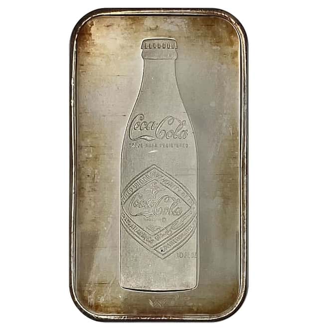 1 oz Coca-Cola 75th Ann Silver Bar .999 Fine|Bullion Exchanges