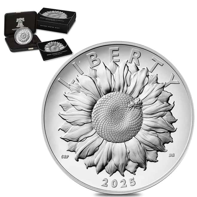 2025-P 1 oz American Liberty Proof Silver Medal w/Box & COA