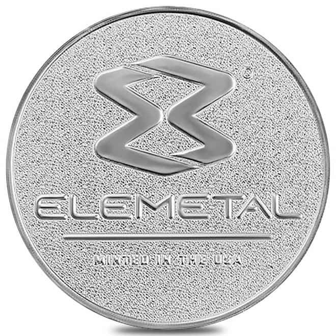 1 oz Elemetal Silver Round .999 Fine (Minted in the USA)