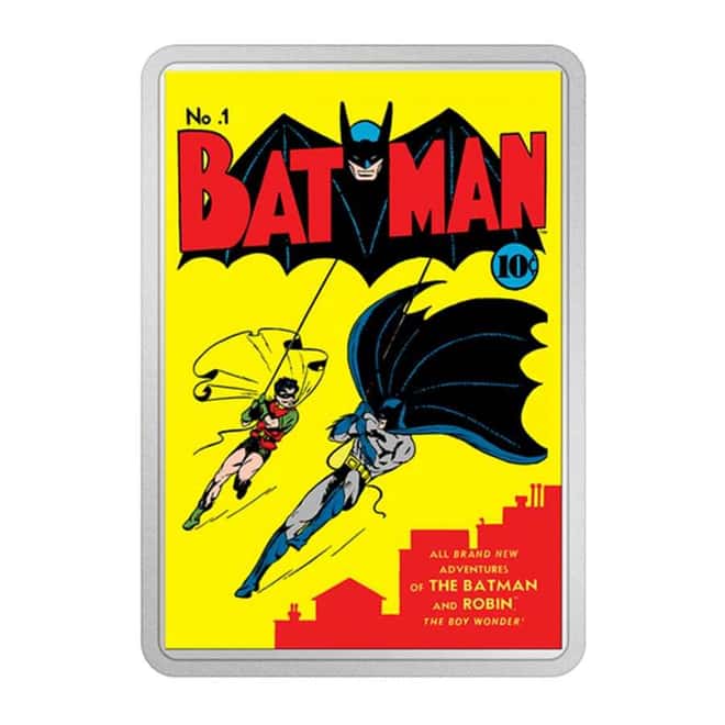 2023 Niue 2 oz DC Comics Batman #1 Silver Comix Coin