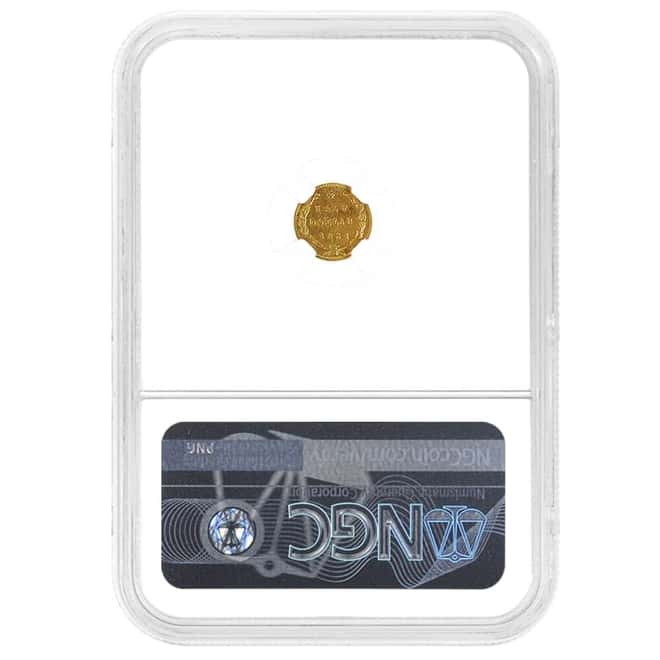 1864 California Gold Token Liberty Head 50C NGC UNC Details