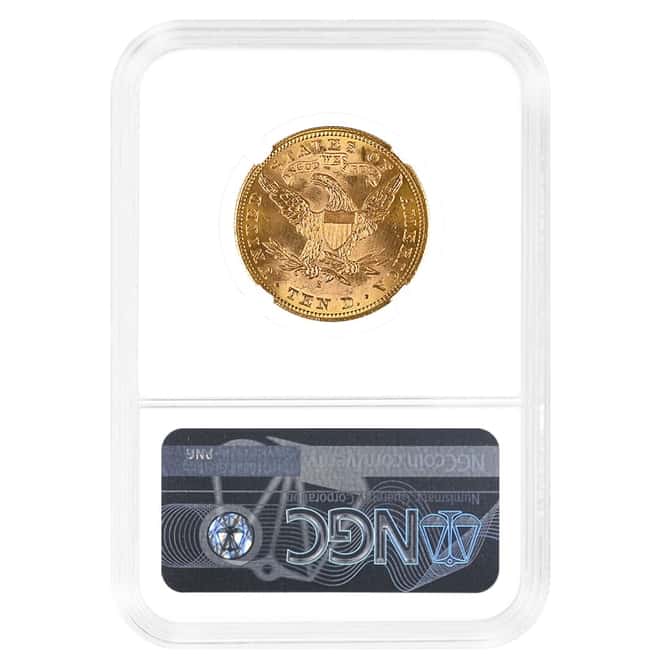 1902-S $10 Liberty Head Gold Eagle Coin NGC MS 65 In Stock