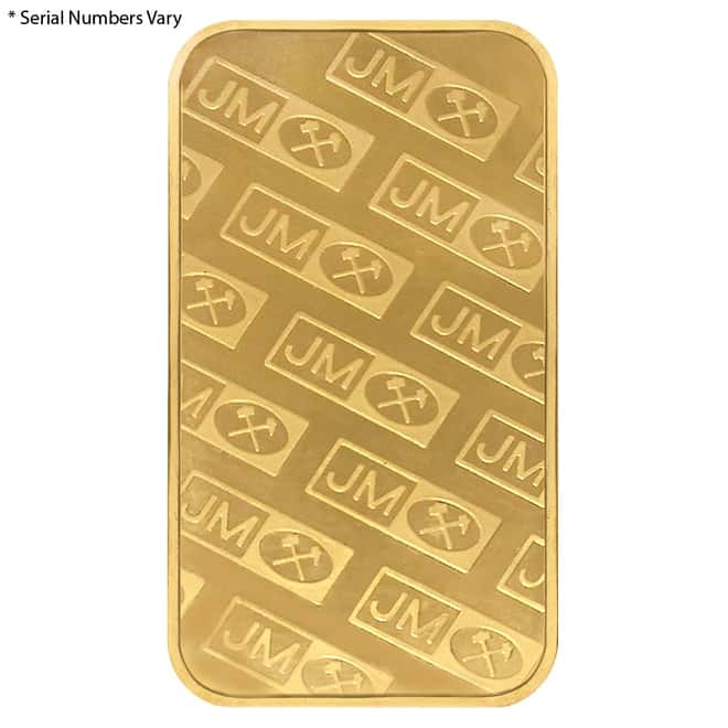 1 oz Johnson Matthey Gold Bar (Sealed) | Bullion Exchanges