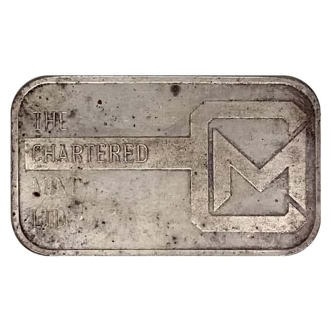 1 oz Mocatta Goldsmid Chartered Silver Bar|Bullion Exchanges