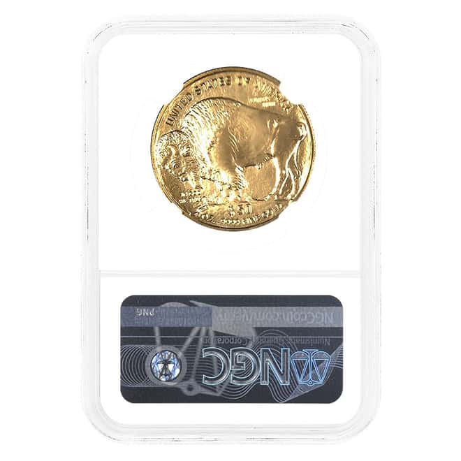 2020 1 oz $50 Gold American Buffalo NGC MS 70 Buffalo Label