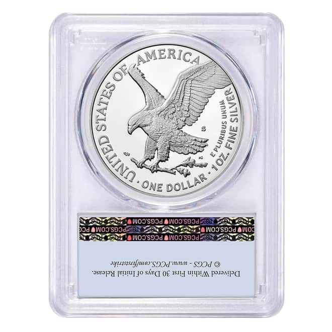 2023-S 1 oz Proof Silver American Eagle PCGS PF 70 FS (Flag)