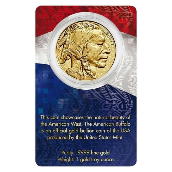 2024 1 oz Gold American Buffalo $50 Coin BU (In Assay)
