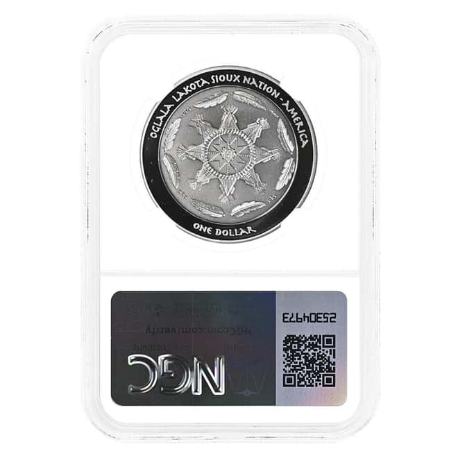 1 oz Oglala Lakota Sioux Nation Wakan Tanka Coin NGC PF 70
