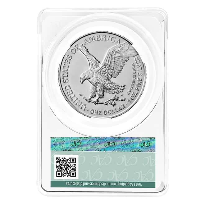 2024 1 oz Silver American Eagle CAC MS 70