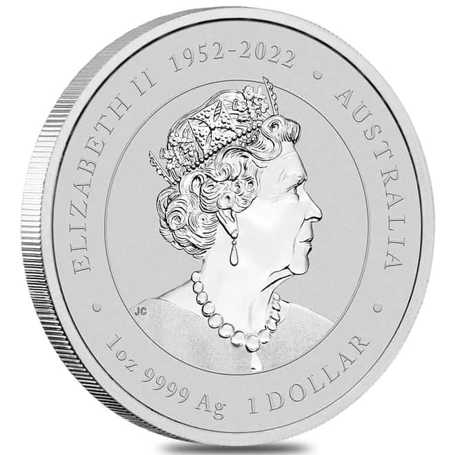2024 1 oz Silver Lunar Dragon with Dragon Privy BU Perth Mint