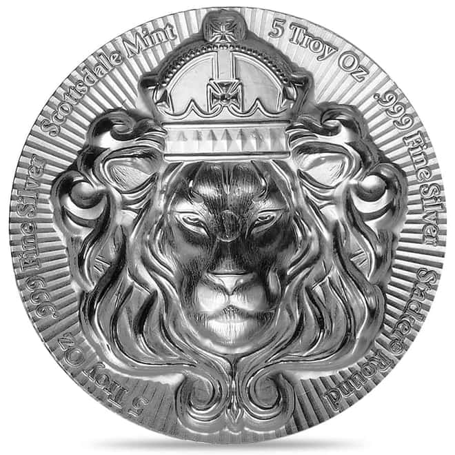 5 oz Scottsdale Stacker Silver Round .999 Fine (US)