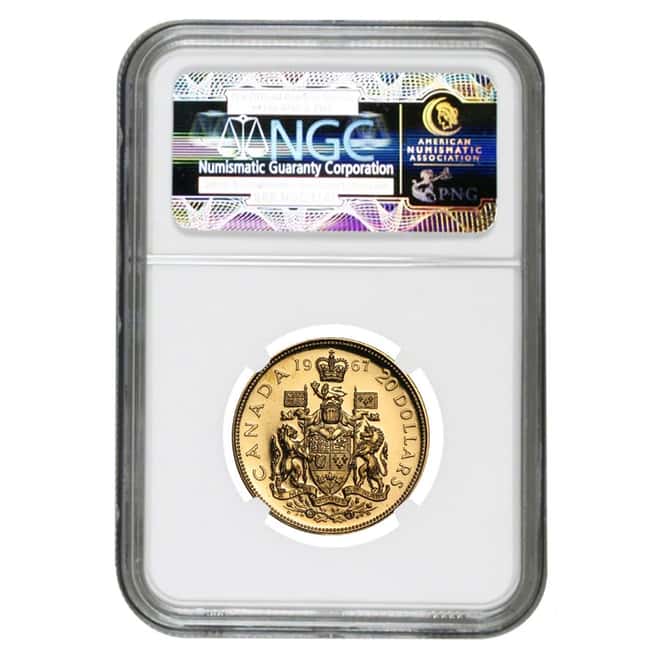 1967 Canada Gold $20 Confederation NGC SP 64 (RCM Mint)
