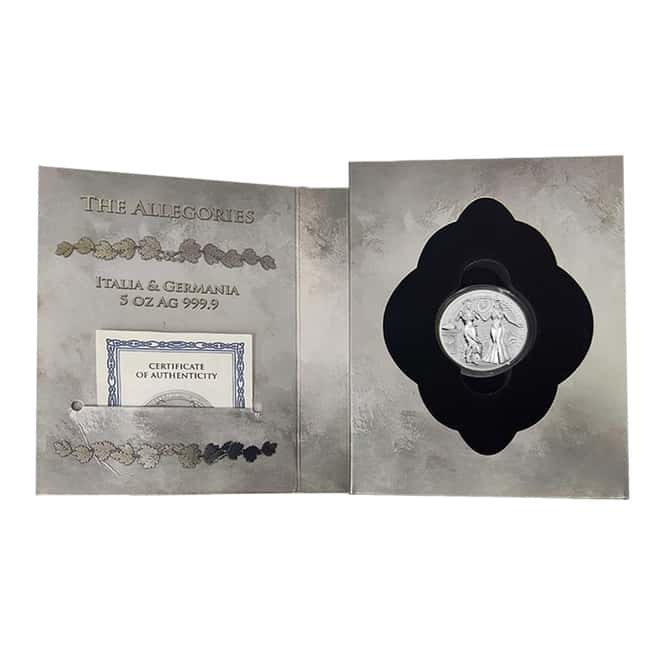 2020 5 oz Germania Allegories Silver Coin BU | Bullion Exchanges