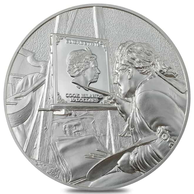 2023 Cook Islands 2 oz Silver Masters of Art Claude Monet Coin